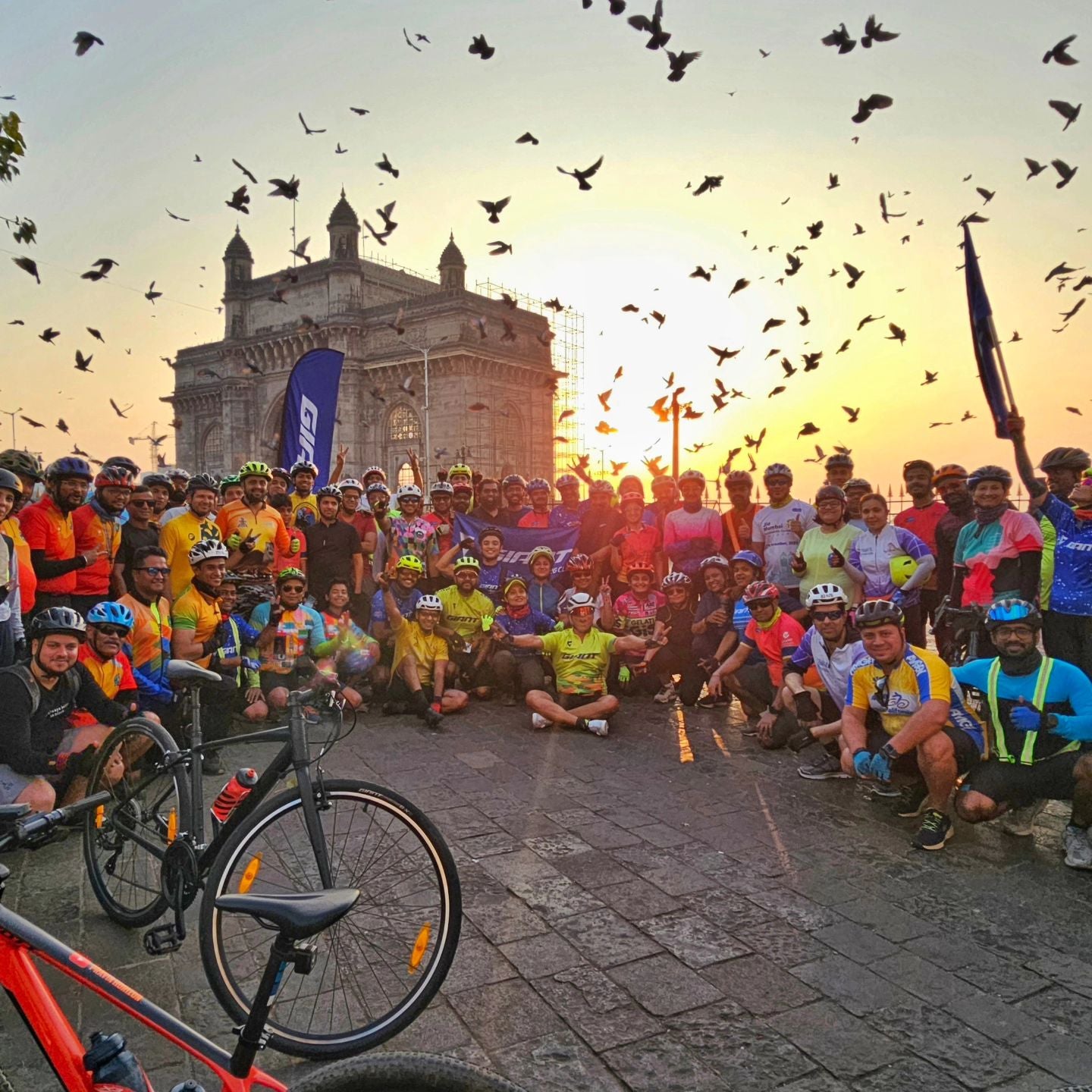 SUNRISE BENEATH THE ICONIC ARCH OF THE GATEWAY OF INDIA – Giant ...